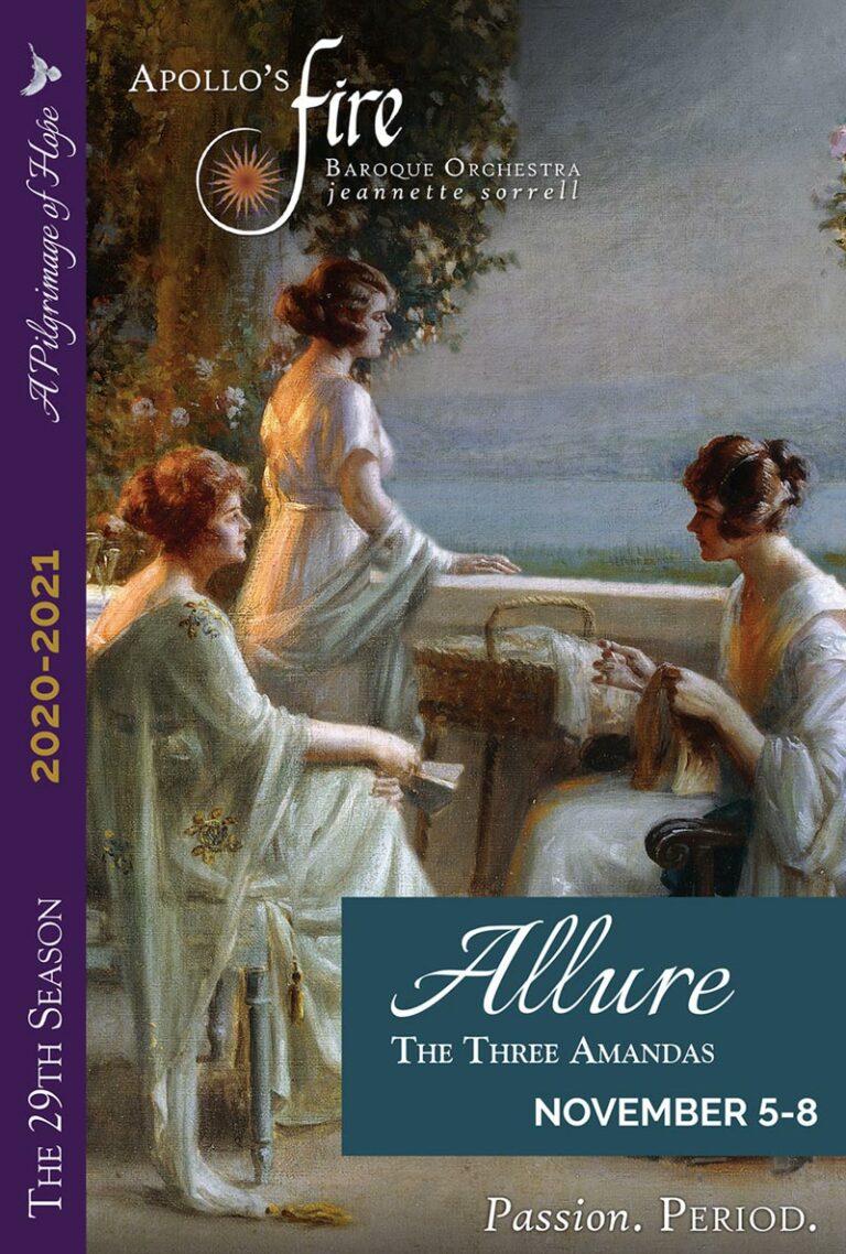 ALLURE: The Three Amandas – Apollo's Fire